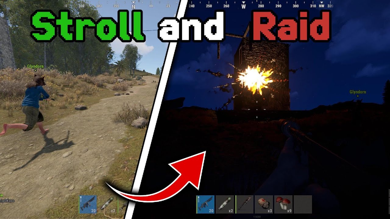 Stroll and Raid | Rust - YouTube