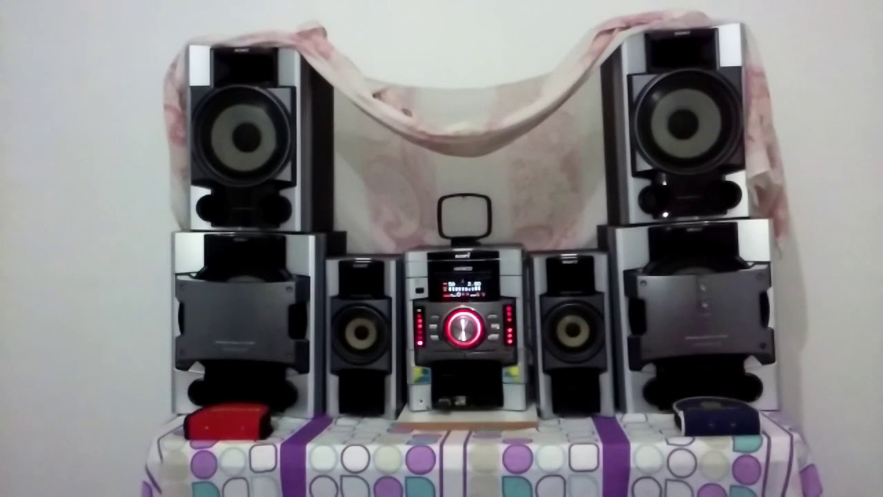SISTEMA COMPACTO DE SOM SONY GENEZI MHC GTX88 - YouTube