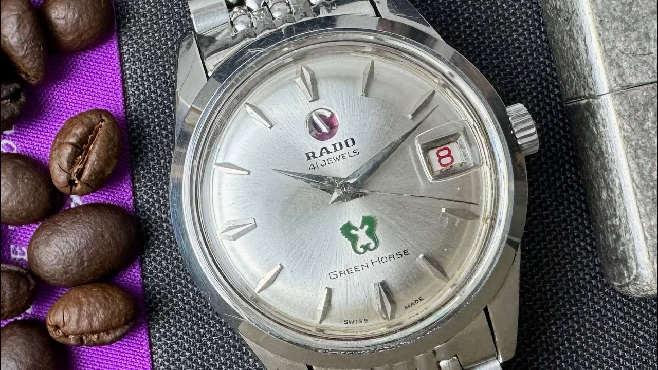 Rado Green Horse 41 jewels with original bracelet. - YouTube