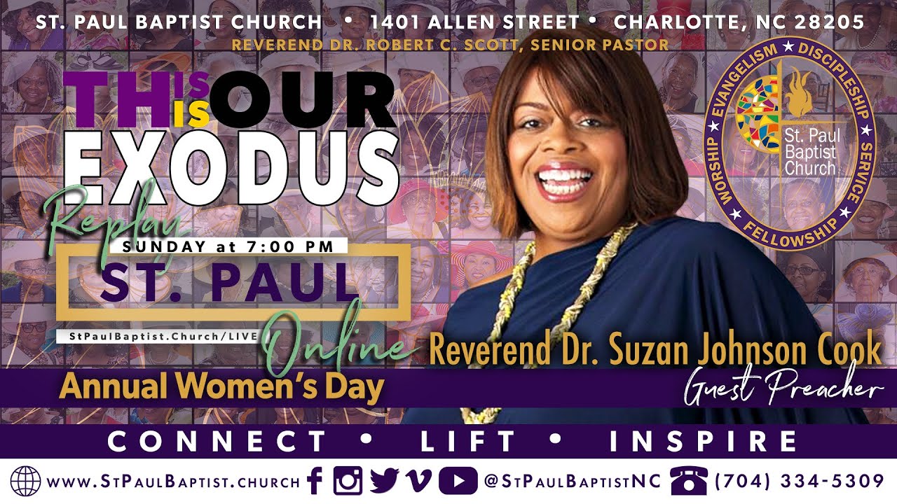 Annual Women's Day - Reverend Dr. Suzan "Sujay" Johnson Cook - May 16 ...