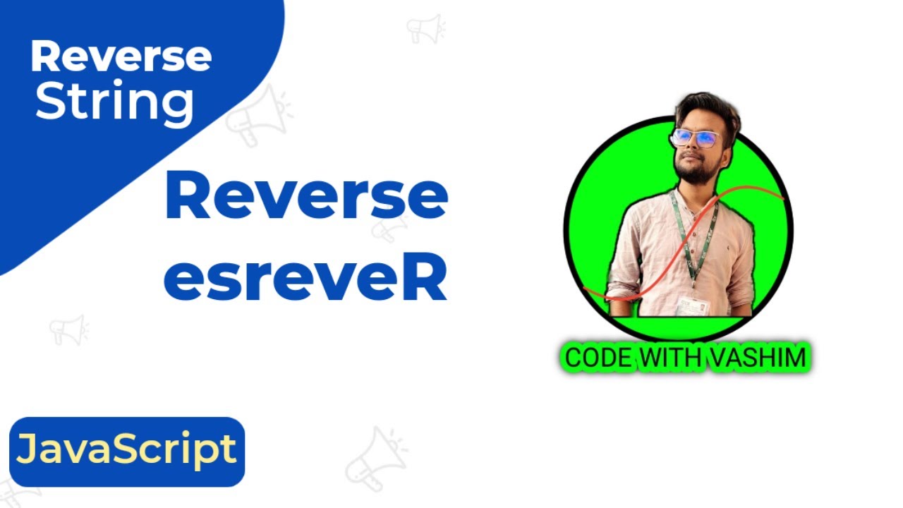 Print Character of a string in reverse Without reverse function ...