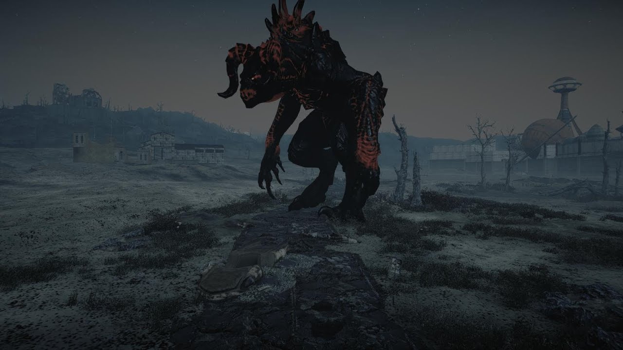 Fallout 4 Godzilla Deathclaw ?! - YouTube