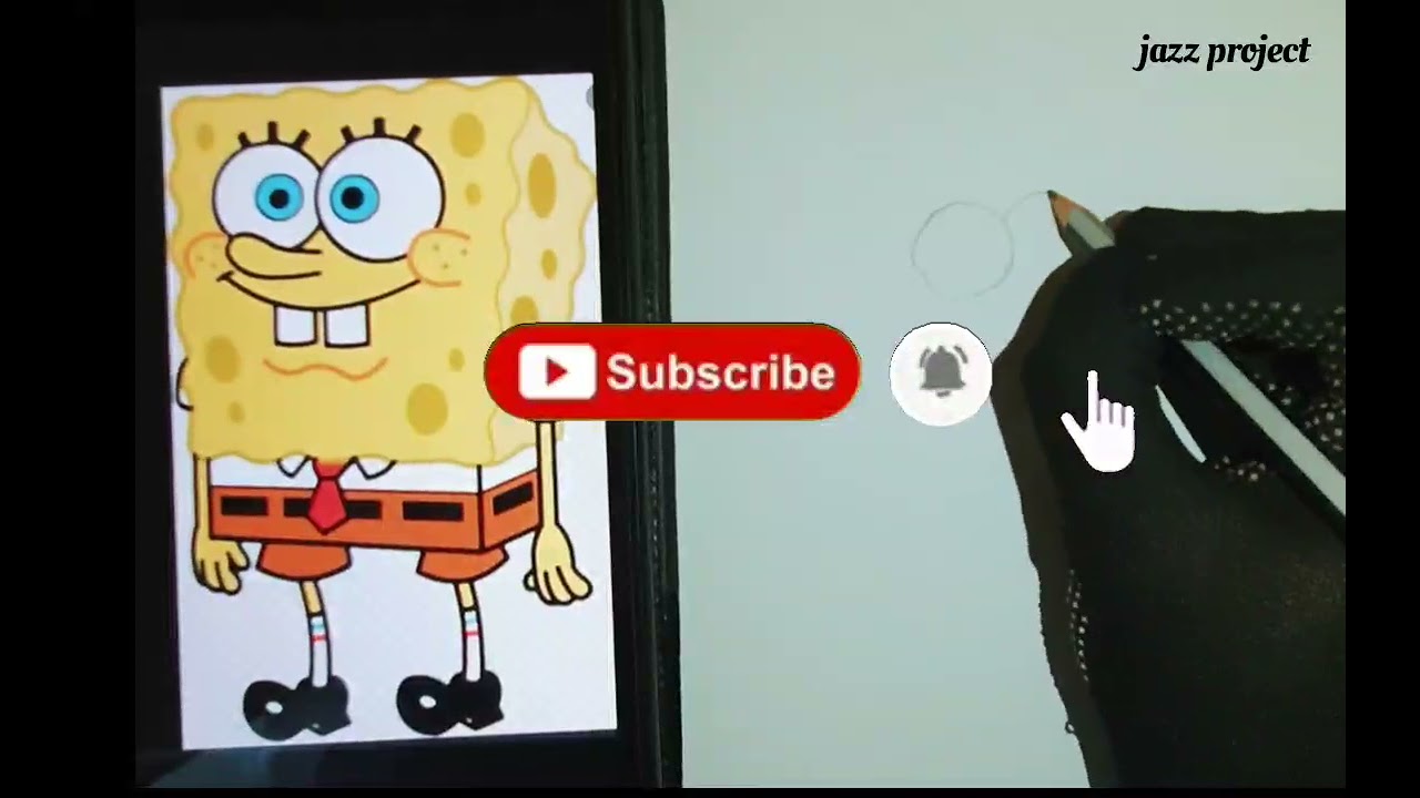 Melukis Cartoon Spongebob - YouTube