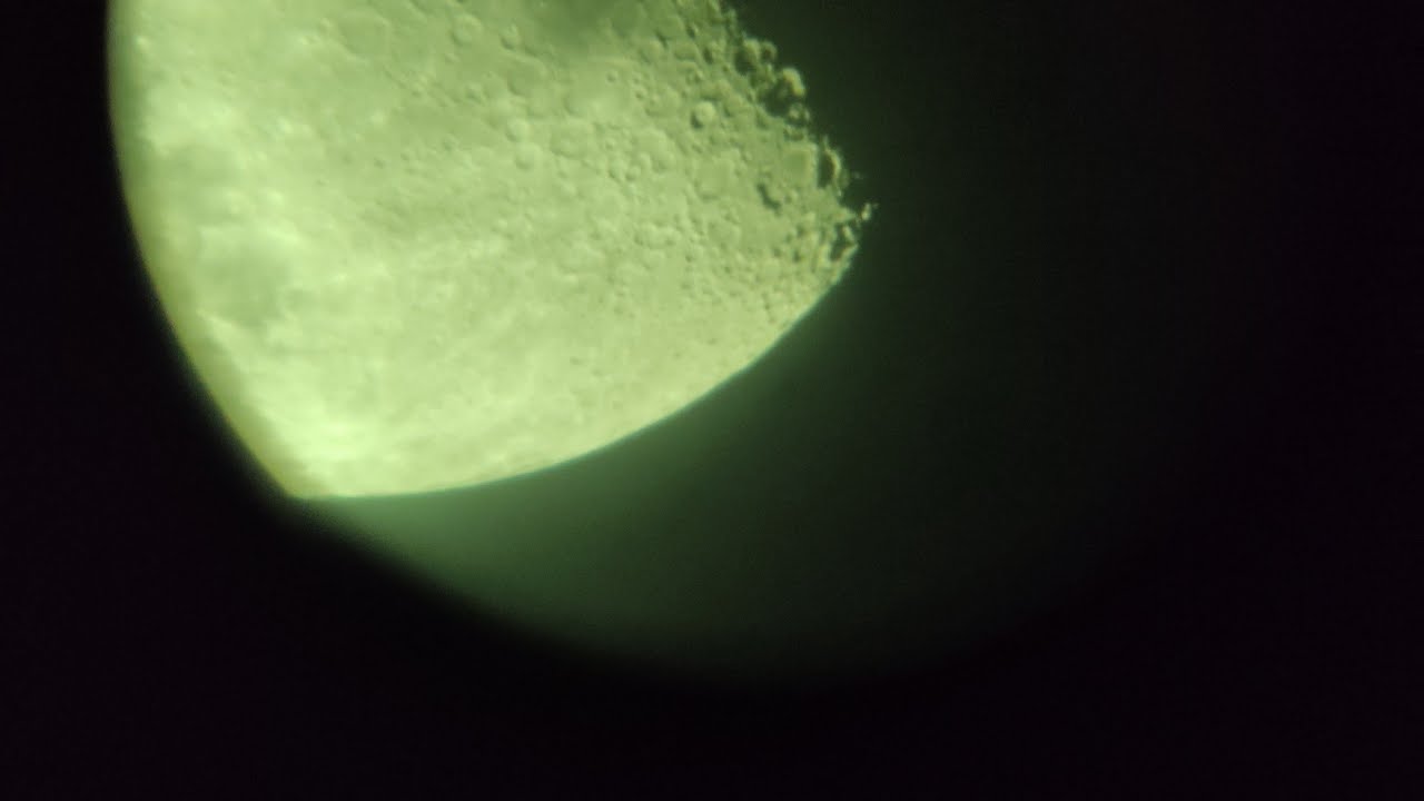 🌗Half Moon Shot Through Telescope With Poco X3 - YouTube