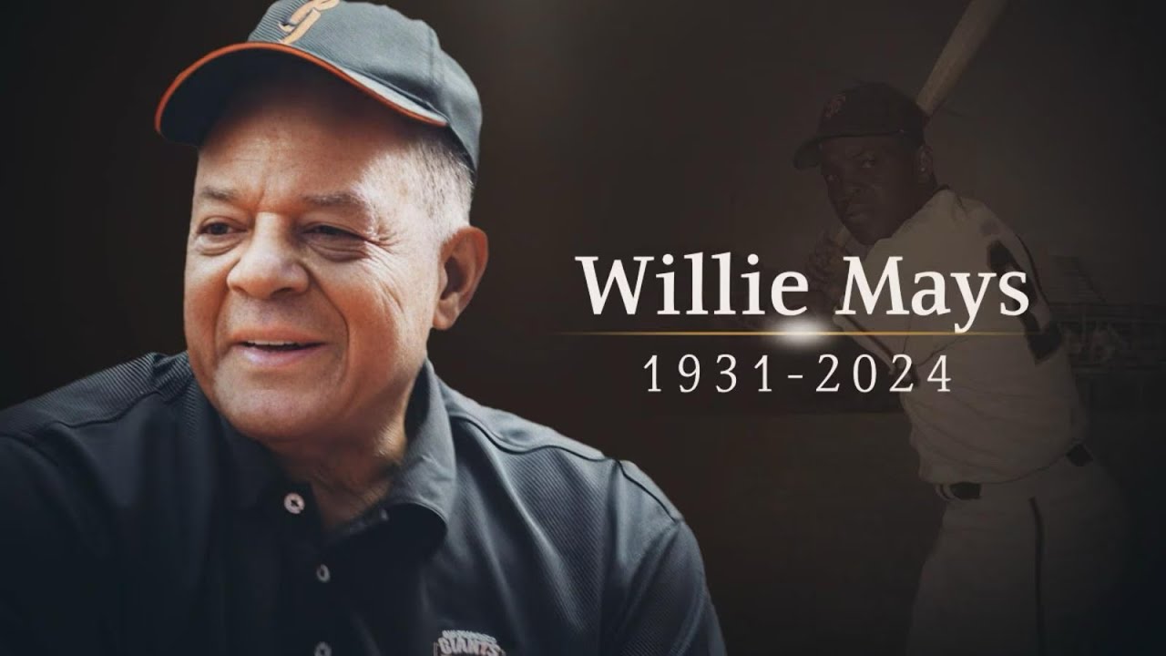 The ‘Say Hey Kid’ Hall of Famer Willie Mays dies at 93 - YouTube