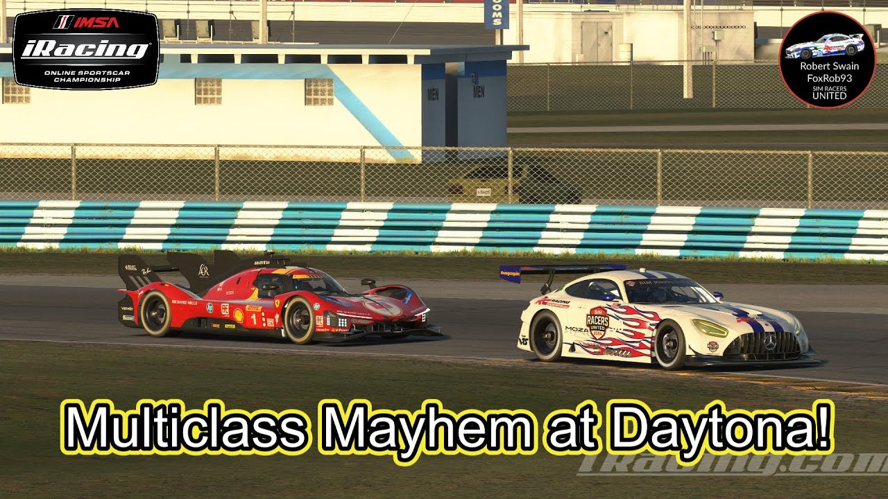 🏁 Live iRacing IMSA Open | Multiclass GTP, LMP2 & GT3 | Mercedes AMG ...