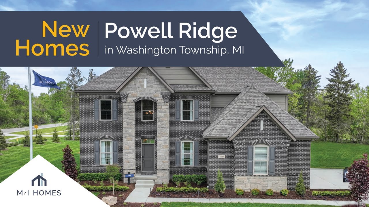 Powell Ridge | New Homes for Sale in Washington Twp, MI - YouTube