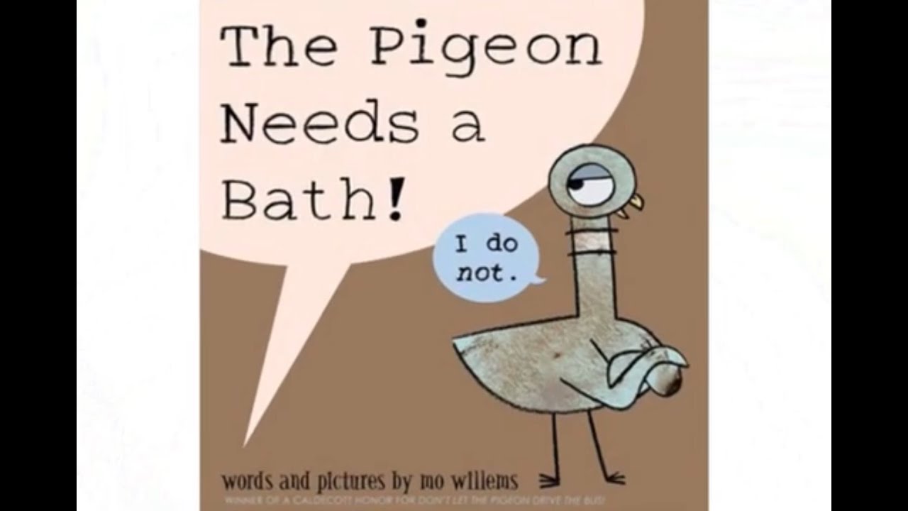 The Pigeon Needs a Bath! by Mo Willems, read aloud bedtime story - YouTube