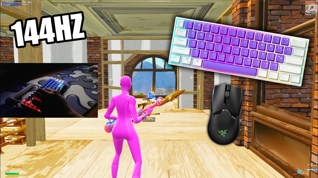 Kraken Pro 60% ASMR Keyboard Sounds 😴 ASMR 🏆 Tilted Zone Wars Gameplay ...