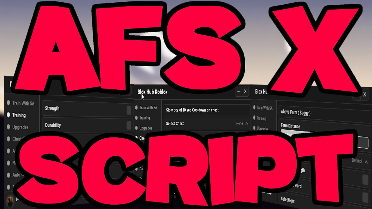 Anime Fighting Simulator X OP New Script (Autofarm, Chest Farm) Blox ...