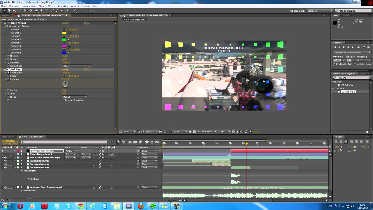 CC Griddler | Regenbogen Quadrate während des Schusses | German/Deutsch [HD] | Edit Tutorial ...