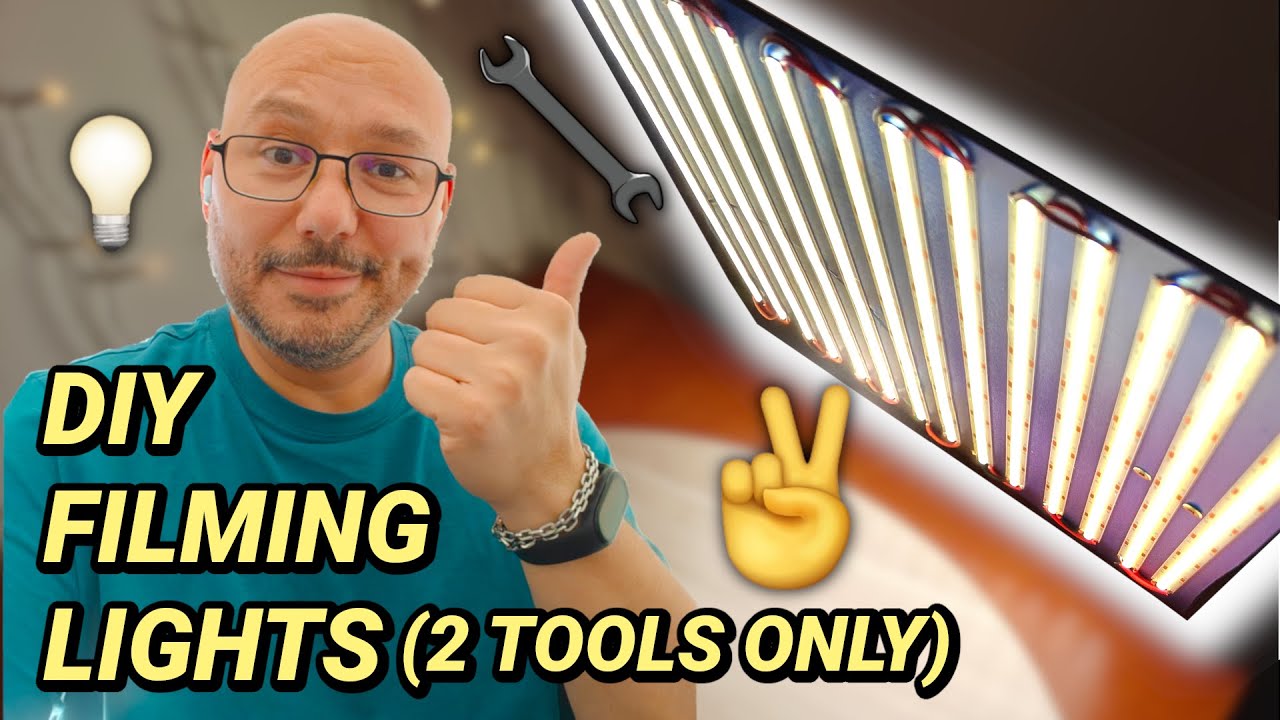 Janky But BRIGHT: DIY LED Camera Lights For Filming! - YouTube