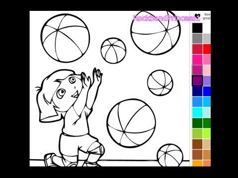 Dora Coloring Book - YouTube