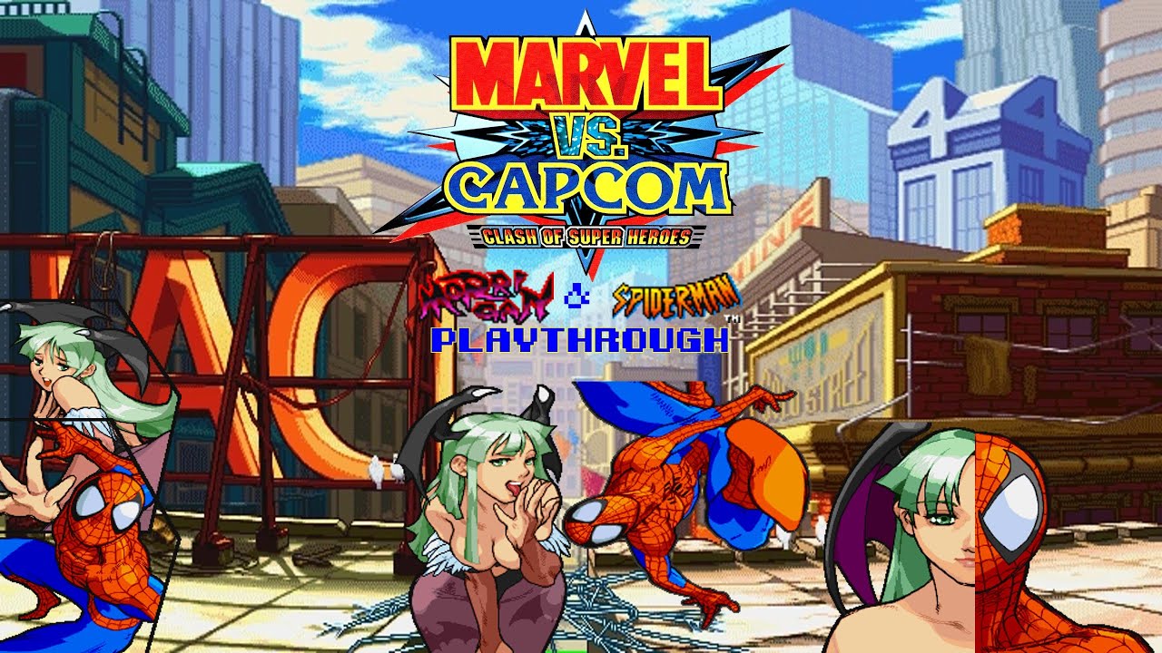 Marvel vs. Capcom 1: Clash of Super Heroes - Morrigan & Spider-Man's ...