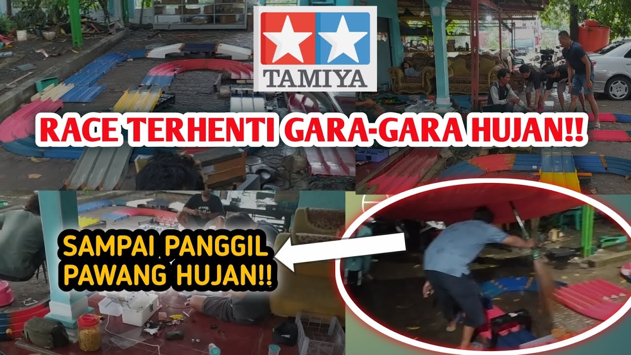 BALAP TAMIYA STB (STANDAR TAMIYA BOX) SAMPAI PAGI TRACK BASAH KEHUJANAN ...