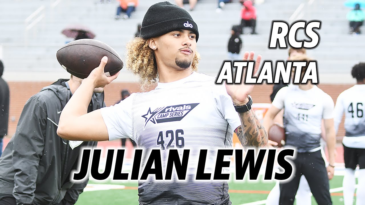 Rivals Camp Series Atlanta: Five-star QB Julian Lewis - YouTube