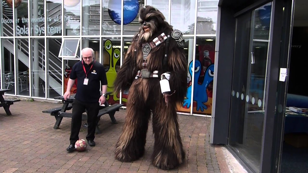 Tarful the Wookie plays football at Heroes and Legends - YouTube