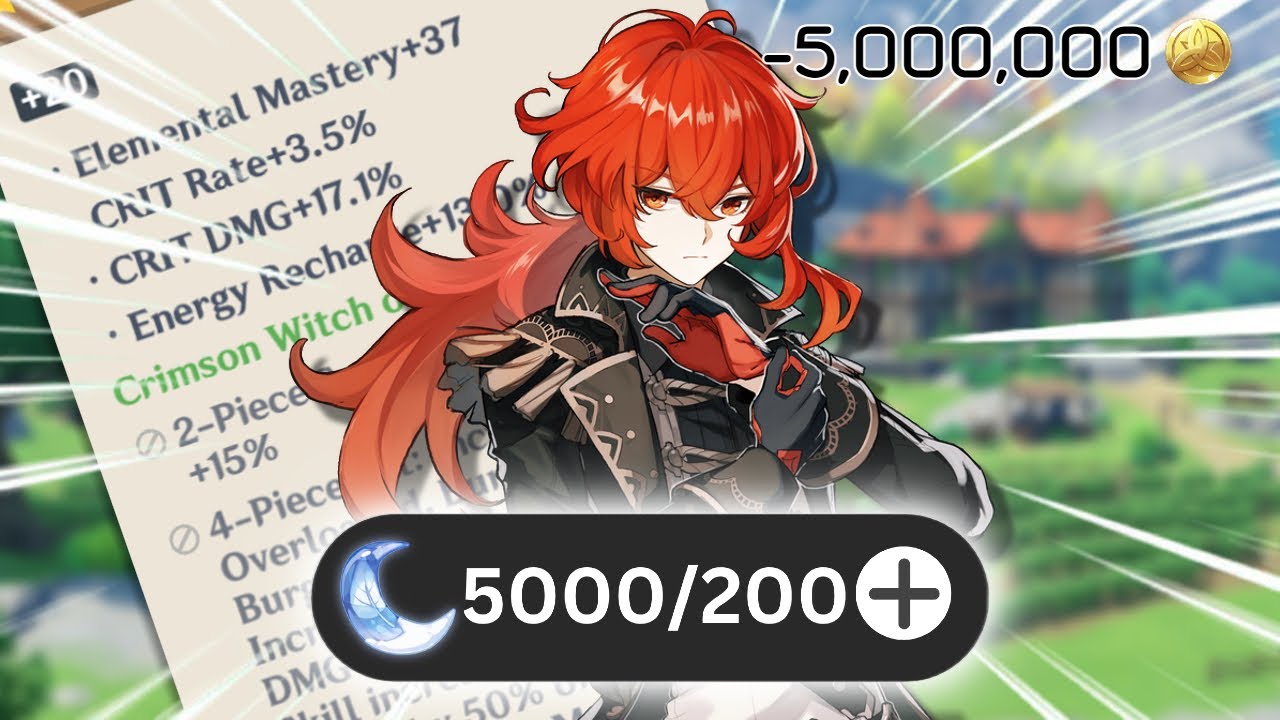 I Made Diluc a PYRO GOD Before The NATLAN ARCHON | Genshin Impact - YouTube