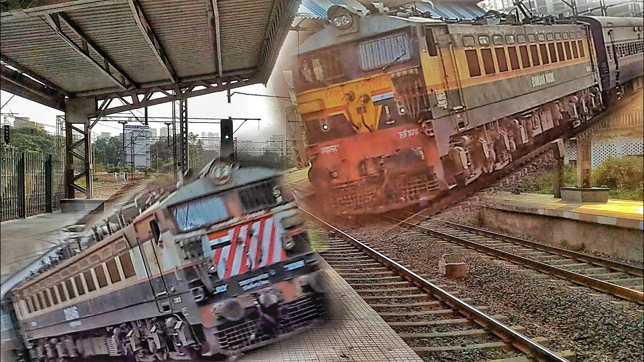 WCAM-3(6P) vs Premium WCAM-3 Locomotive | 11023 Sahyadri Express vs ...