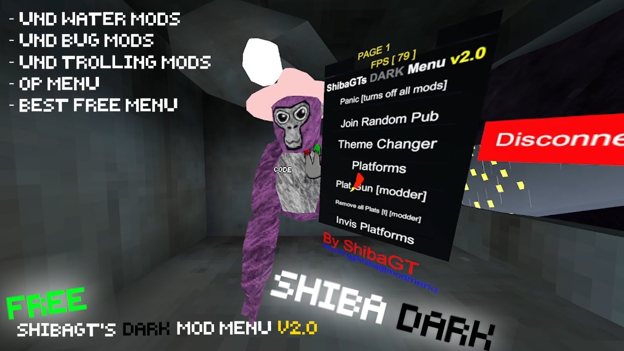 Best free mod menu? | Shiba Dark Showcase | UND Water mods, Bug mods ...