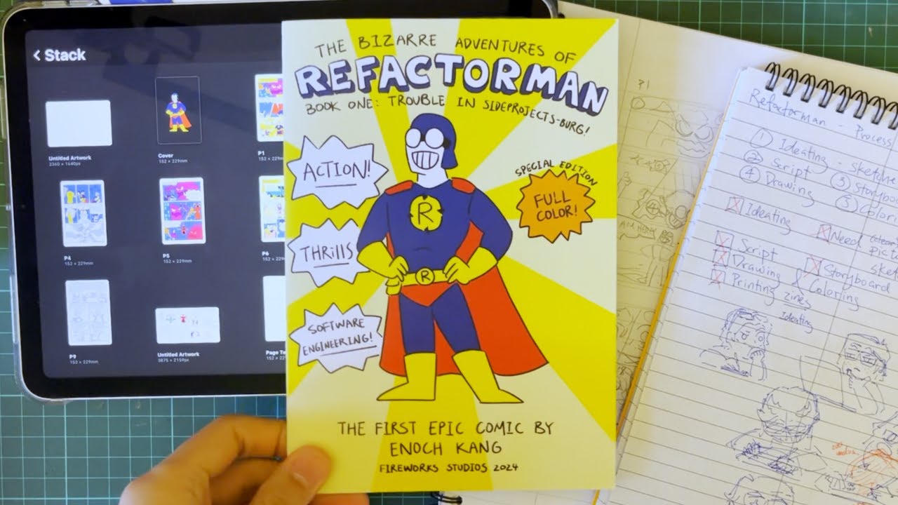 How I made my first Comic Book! - YouTube