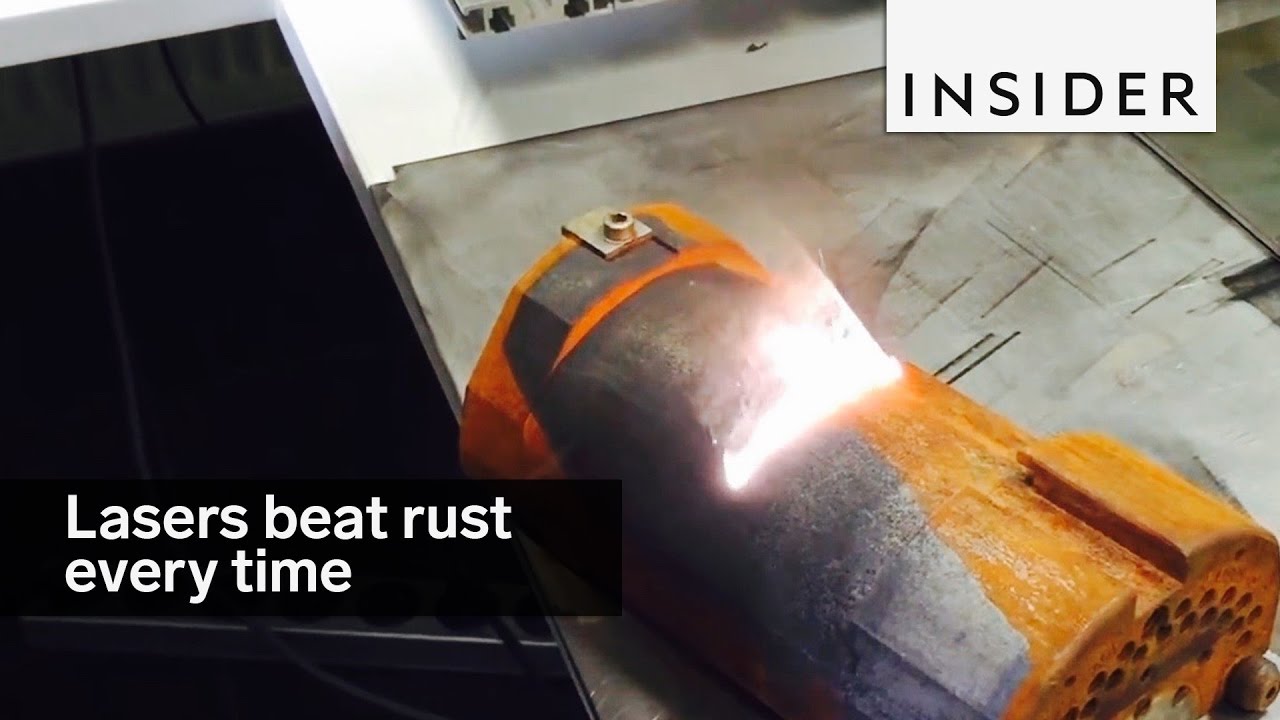 Lasers beat rust every time - YouTube