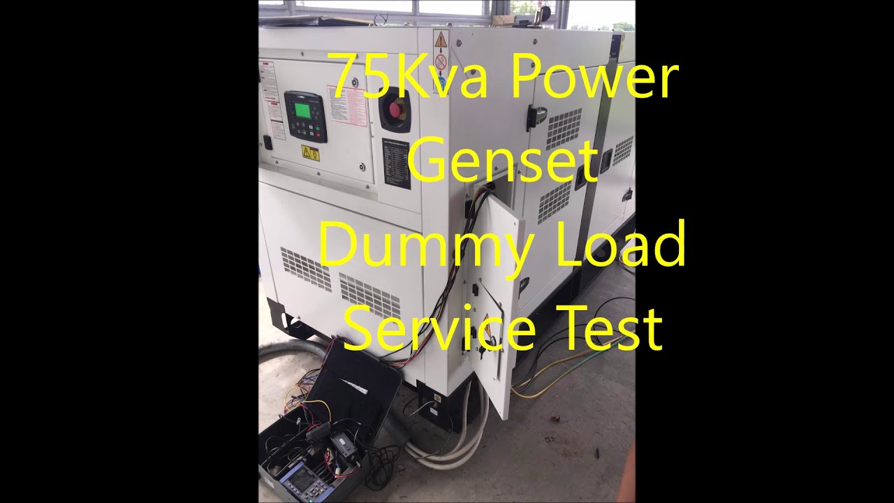 Dummy Load Testing Service, 75Kva Power Genset - YouTube