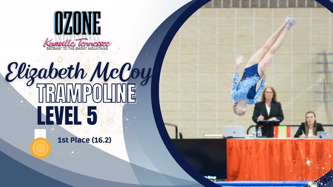 Level 5 Trampoline Routine (16.2) - Ozone Invitational 2025 - YouTube