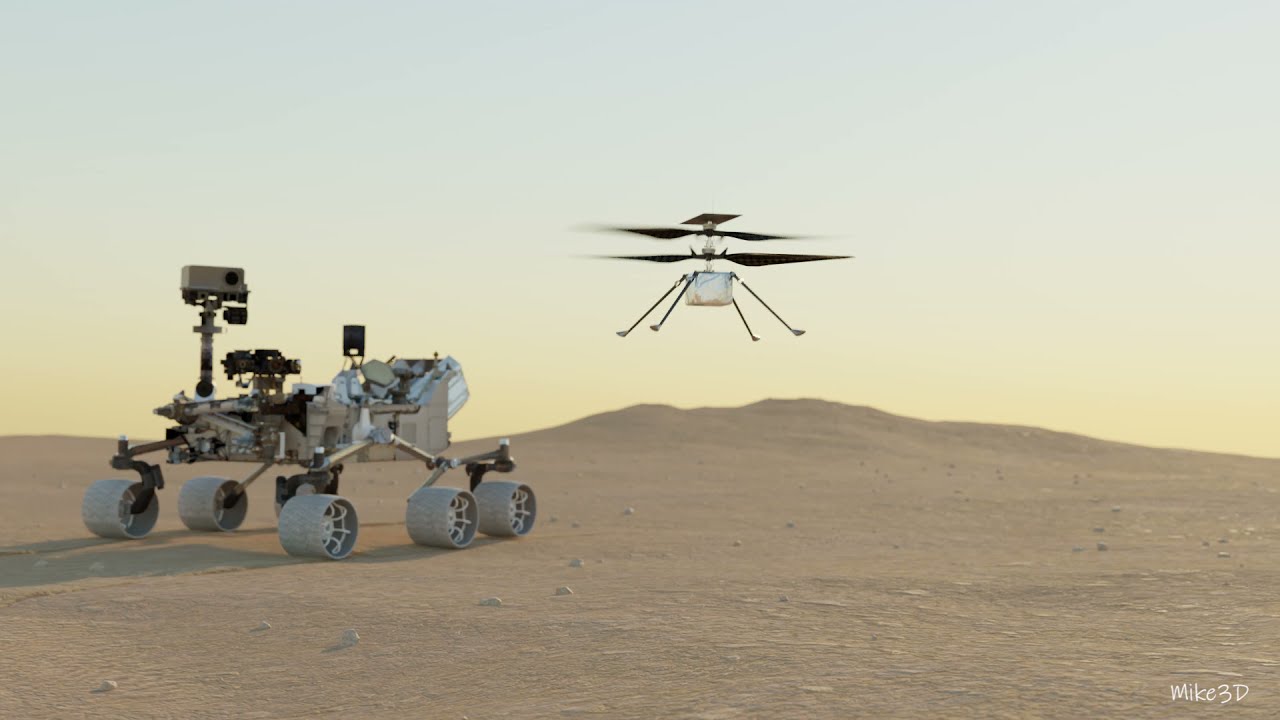 Mission Mars 2020 - Ingenuity Flight - YouTube