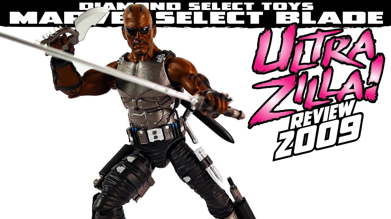 DIAMOND SELECT TOYS MARVEL SELECT BLADE | Review 2009 - YouTube