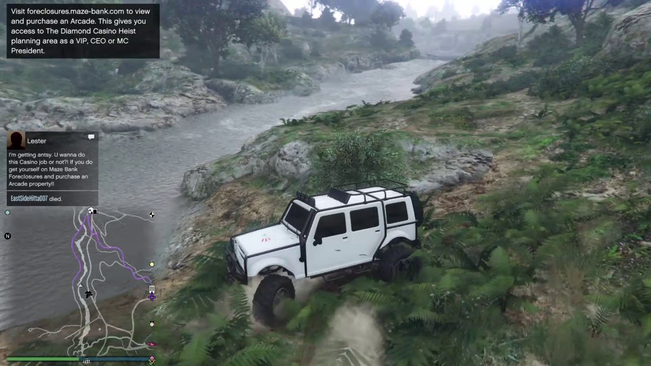 Grand Theft Auto V offroading trails - YouTube