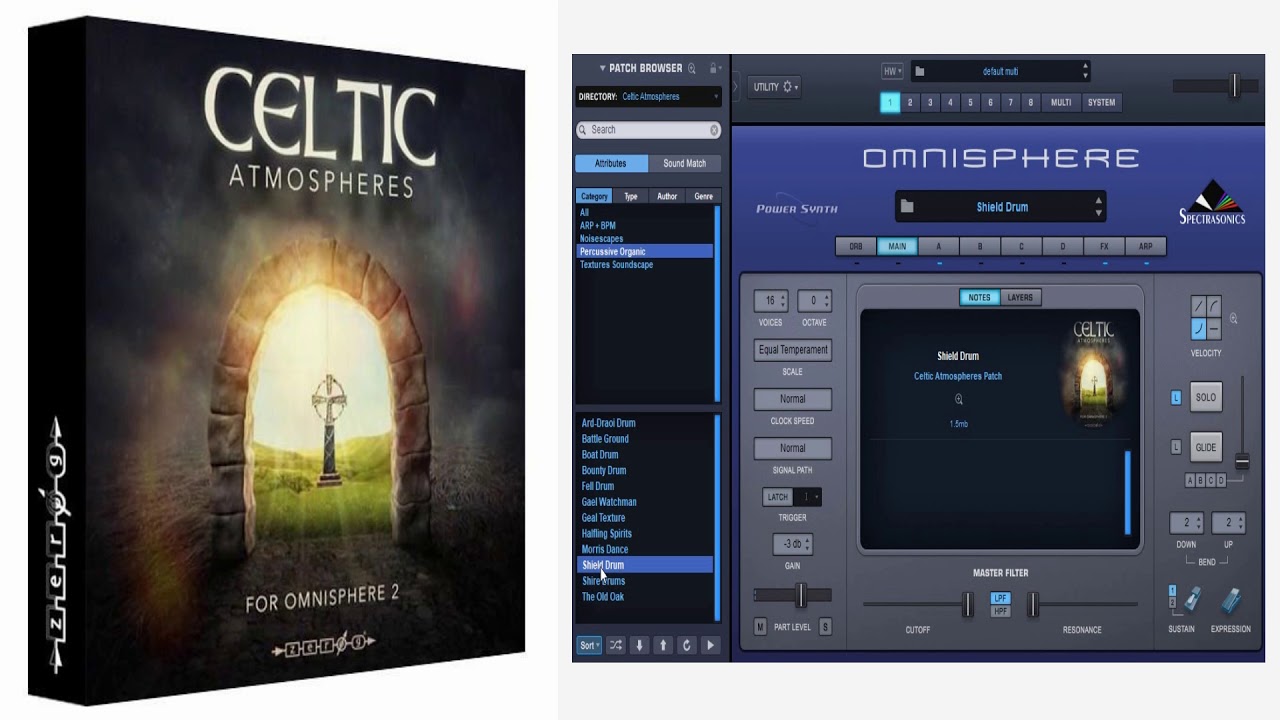 Zero-G Celtic Atmospheres -Omnisphere 2 'Patch Walkthrough' - YouTube