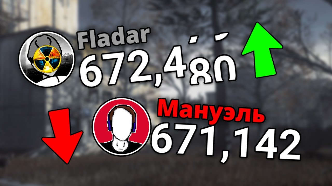 Фладар ОБОГНАЛ Мануэля По ПОДПИСЧИКАМ (Fladar vs. Мануэль) - YouTube
