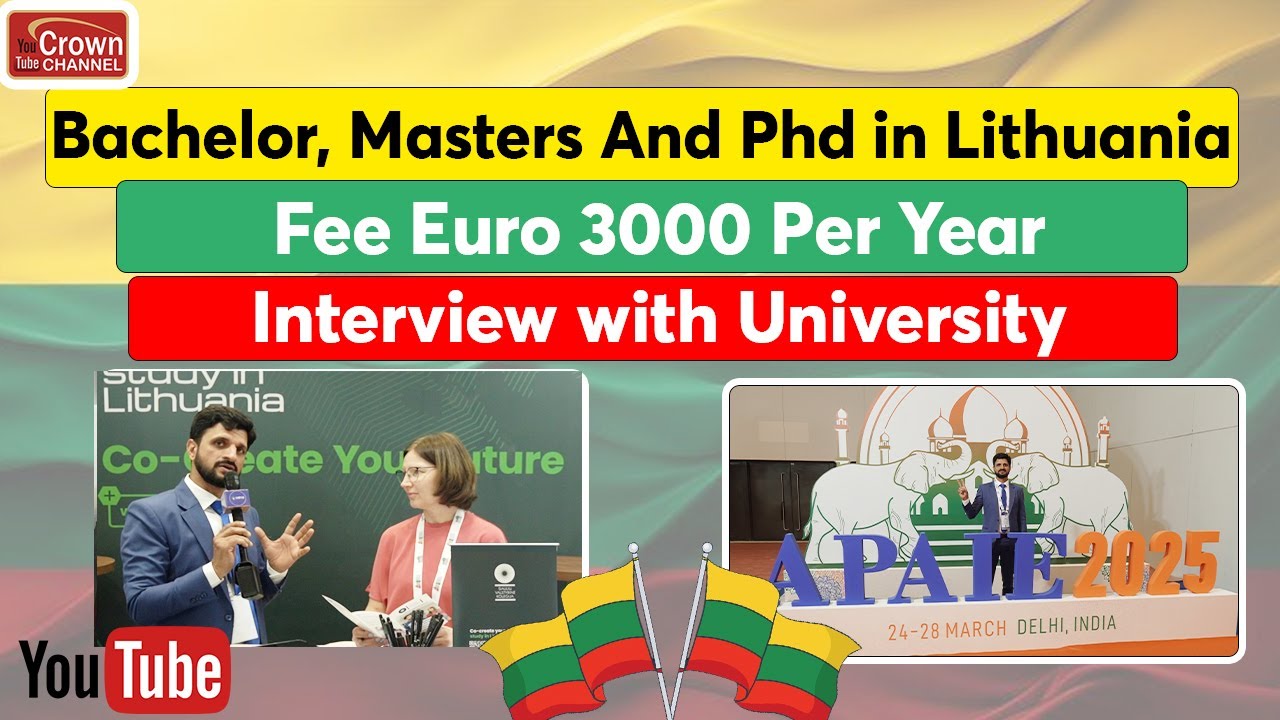 Study In Lithuania Latest Update | Interview With University | Study ...