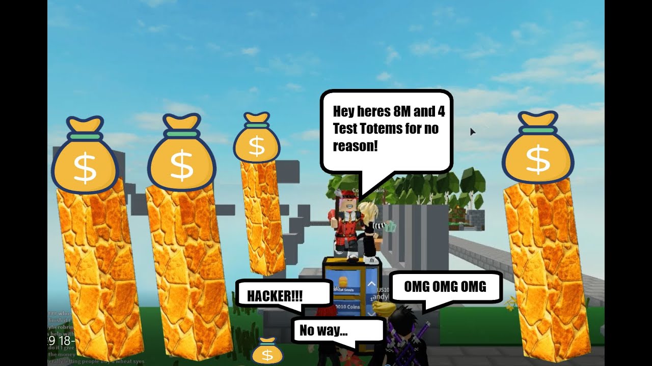 Randomly Giving Noobs Millions Of Coins | Roblox Islands - YouTube