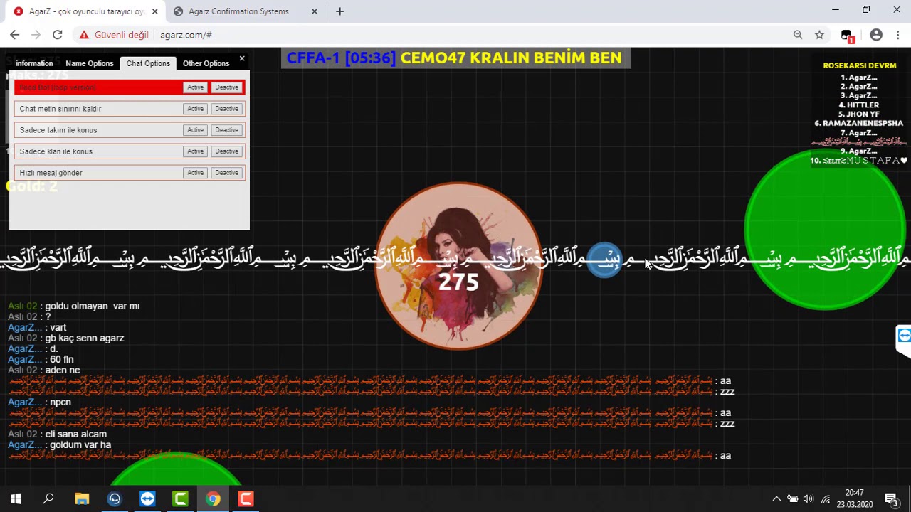 AGARZ | OTOMATİK YENİDEN DOĞMA | FLOOD HACK | 2020 - YouTube