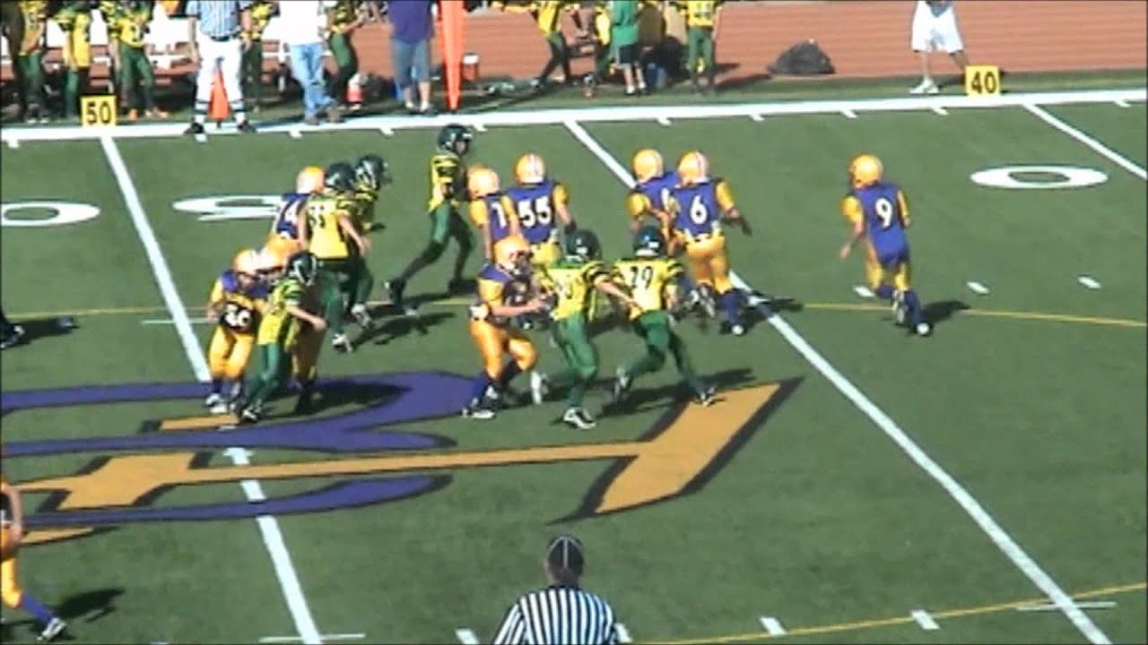 2011 bantam football bullfrogs vs sonora - YouTube