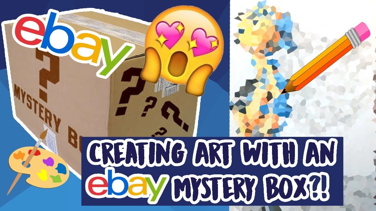 ART with an EBAY MYSTERY BOX?! - YouTube