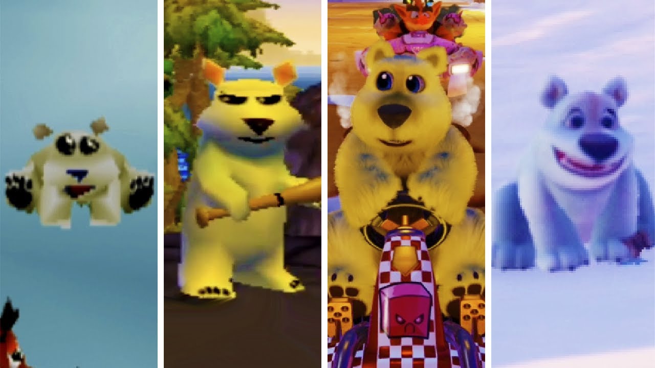 Evolution of Polar from Crash Bandicoot (1997-2021) - YouTube