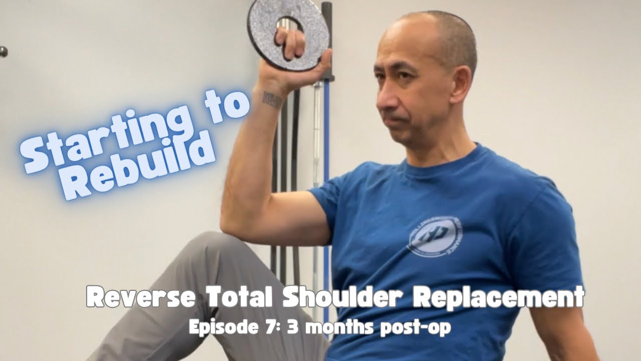 Reverse Total Shoulder Replacement: 3 months post-op - YouTube