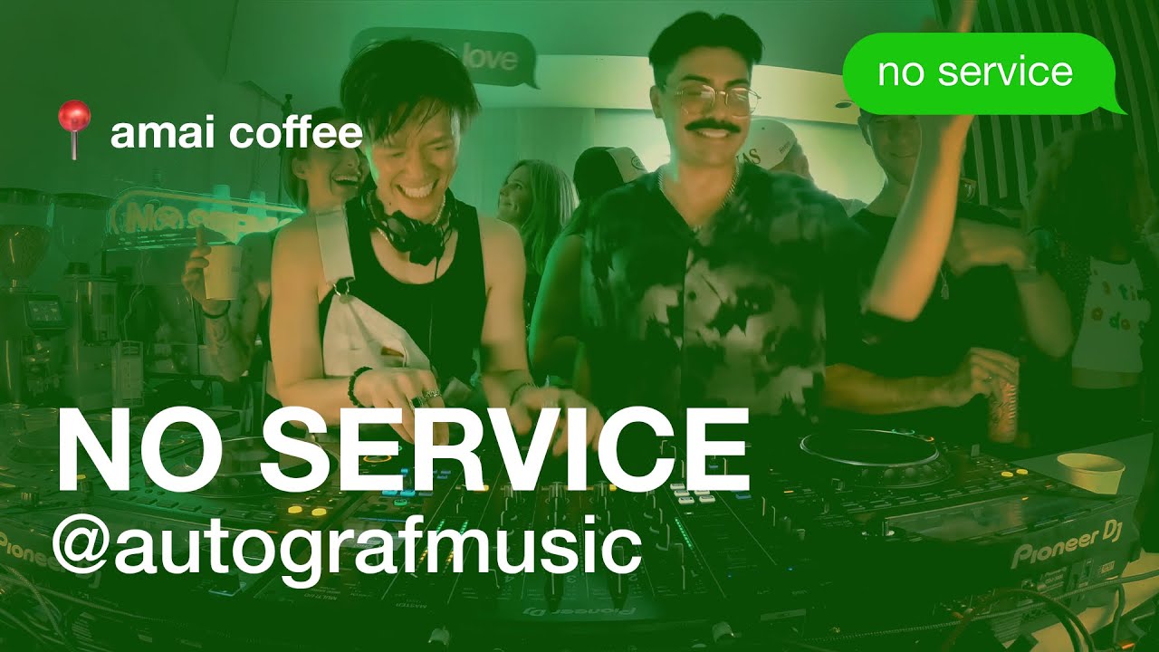 Live DJ Set at a Coffee Shop | Autograf | NO SERVICE - YouTube