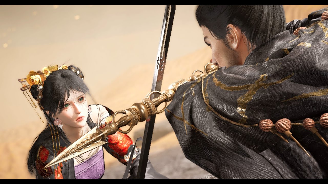 Tian Ying Boss Fight and Cutscenes Where Winds Meet - YouTube