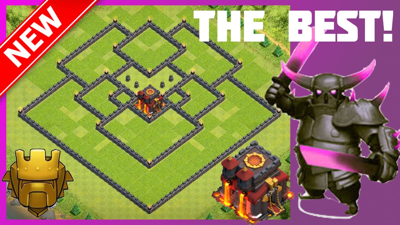 New BEST Th10 Trophy/War Base | The Shadow Claw | Anti-Valk & Anti ...