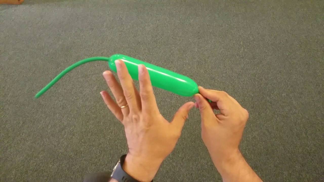 how to tie a balloon - YouTube
