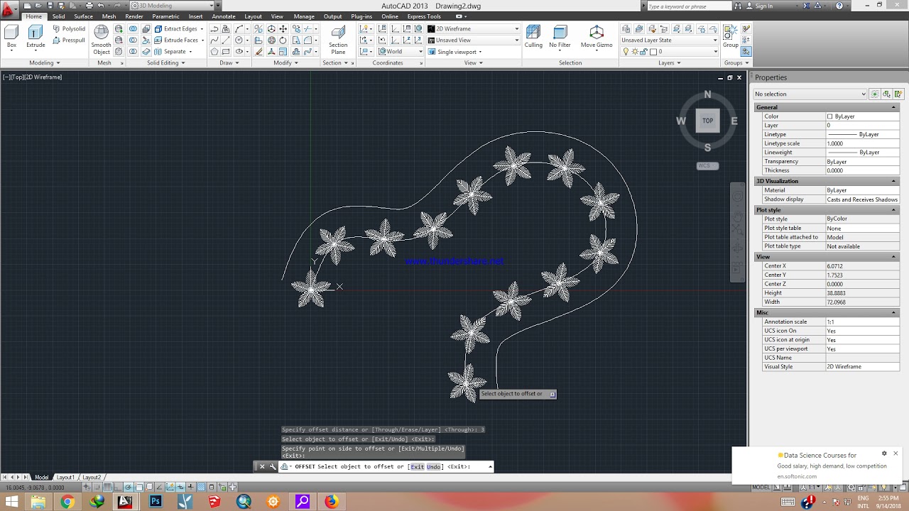 Offset Di AutoCAD YouTube Offset Di AutoCAD YouTube