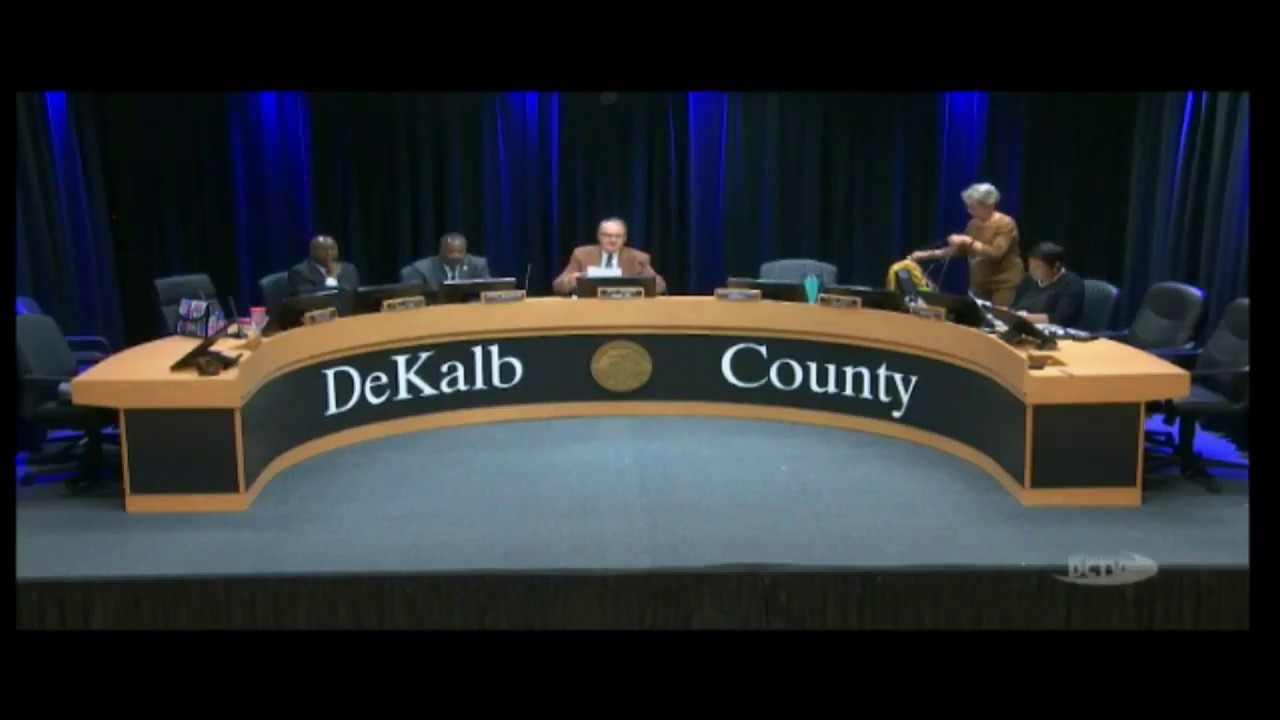 DeKalb County Board of Commissioners' Poetry Reading - YouTube