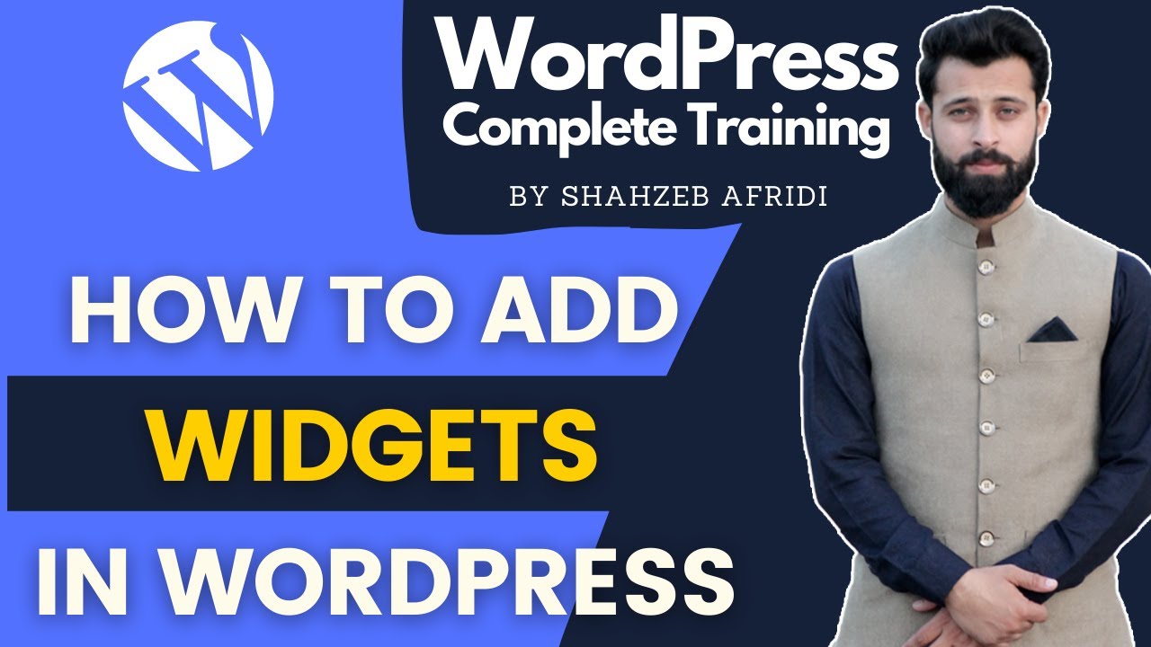 What Are Widgets And How To Add Widget In WordPress WP Class 12 What Are Widgets And How To Add Widget In WordPress WP Class 12