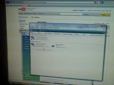 How to setup a connection between a desktop pc and a laptop - YouTube
