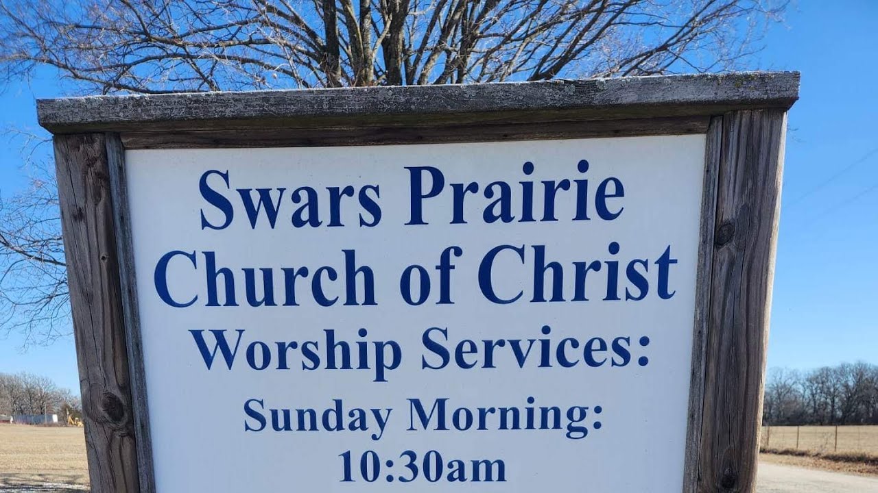 Swars Prairie Church of Christ singing “Go right out” by Albert E ...