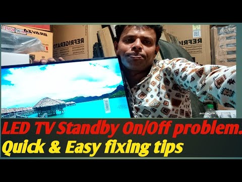 LED TV Standby On/Off problem Quick & Easy fixing tips | LED TV Standby ...